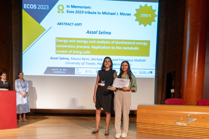 ECOS 2023: Assal Selma, dottoranda UniTS, vince Michael J. Moran Award ...