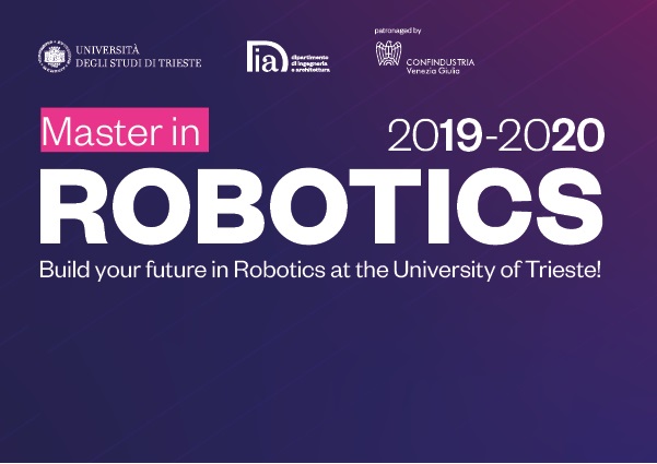 Master in Robotics 2019/20 | Università degli studi di Trieste